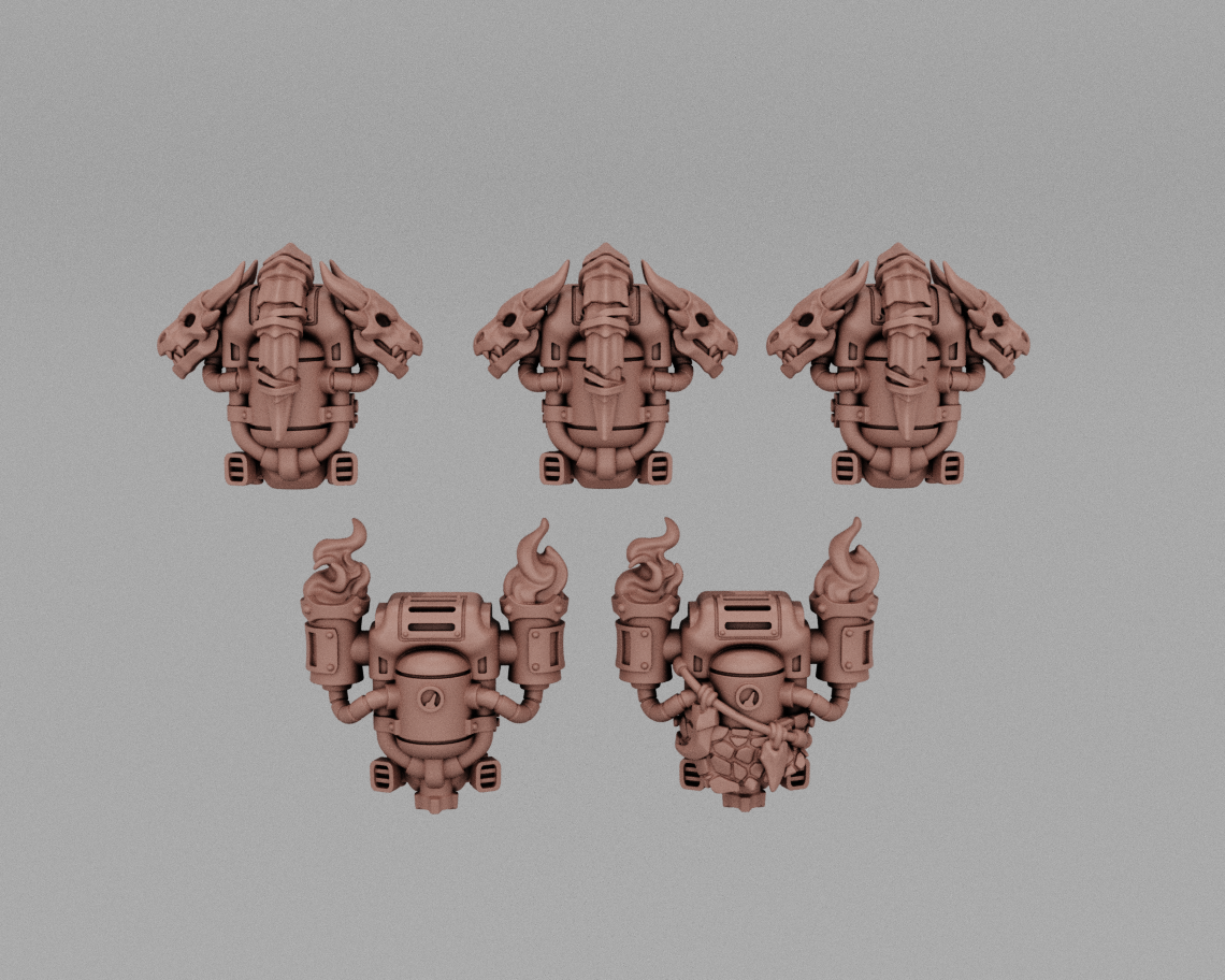 Anvil Warden Backpacks — Resin Munitorum