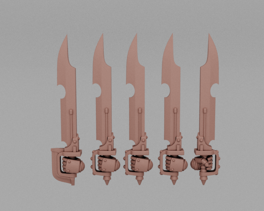 Traitor Legion Power Swords — Resin Munitorum