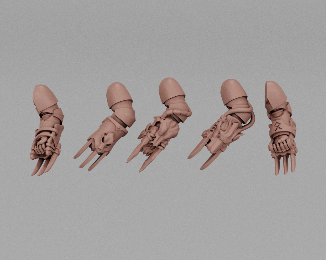 Primal Viking Battle Claws — Resin Munitorum