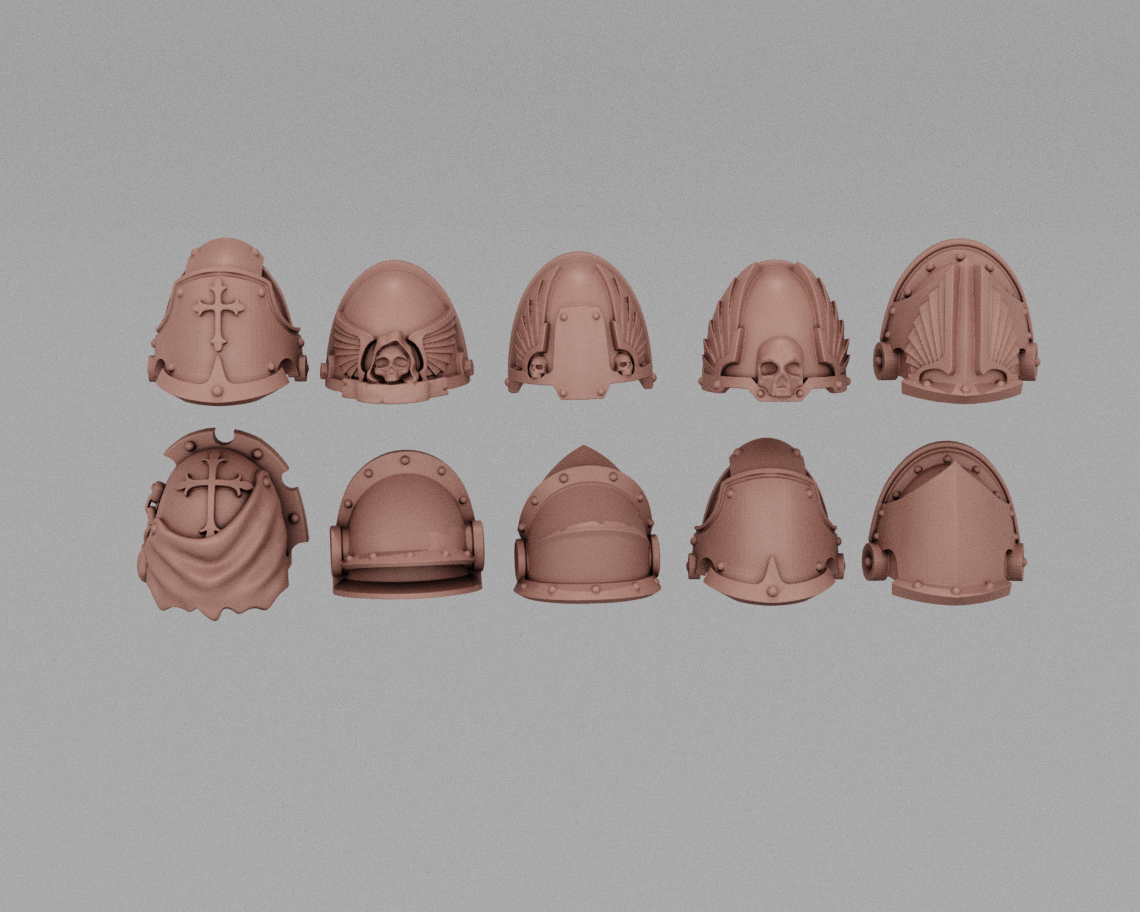Pilgrim Prime Armor Pads — Resin Munitorum