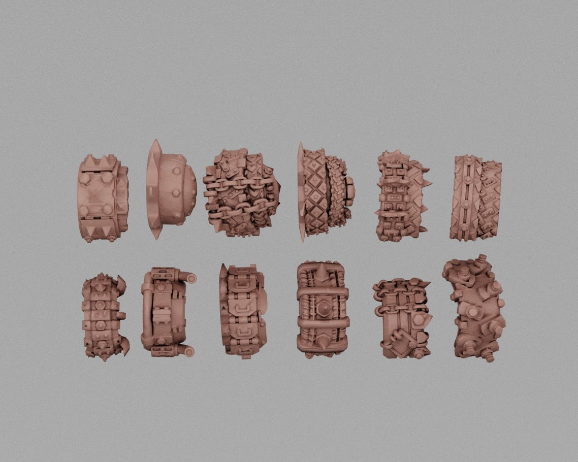 Fury Orc Shoulder Pads — Resin Munitorum