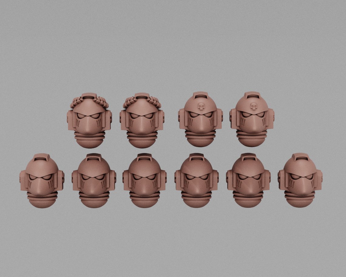 Legion Beak Helmets — Resin Munitorum