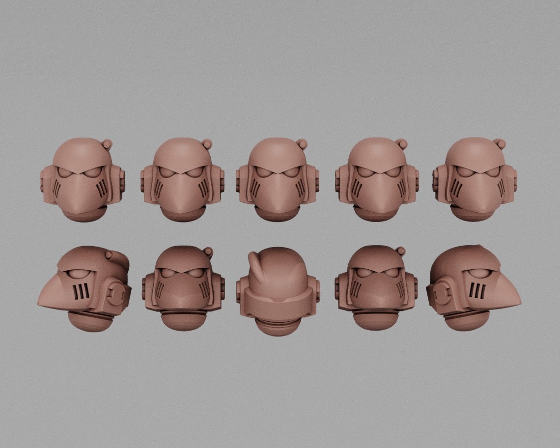 Recon Beaky Helmets — Resin Munitorum