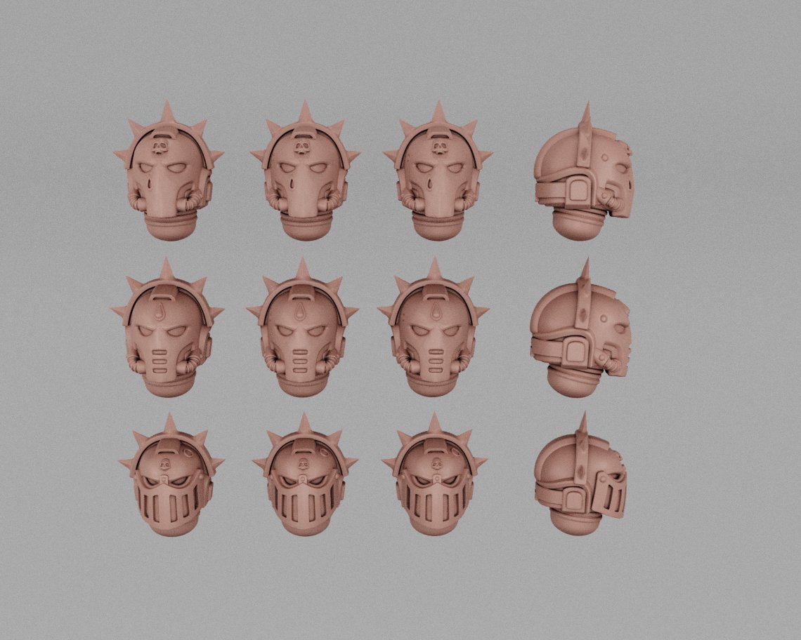 Bloody Knight Crowned Heads — Resin Munitorum