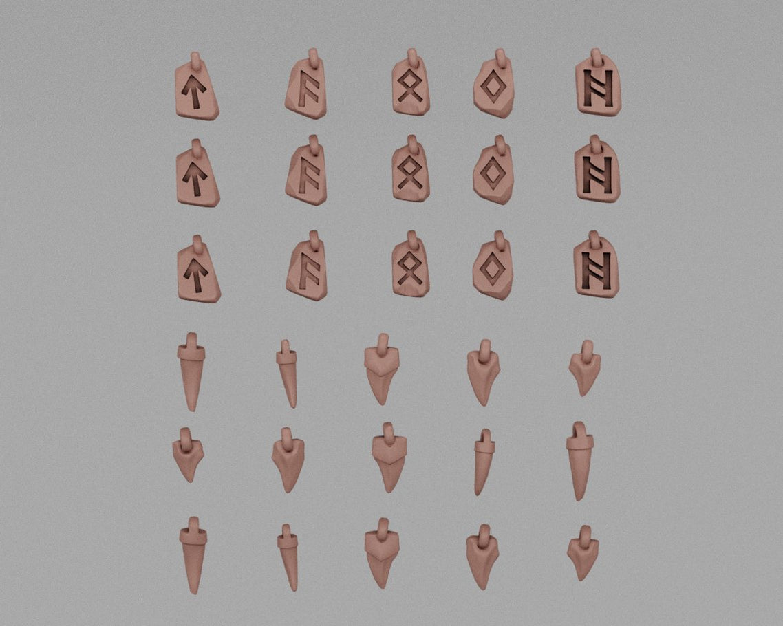 Primal Viking Fangs & Runes — Resin Munitorum