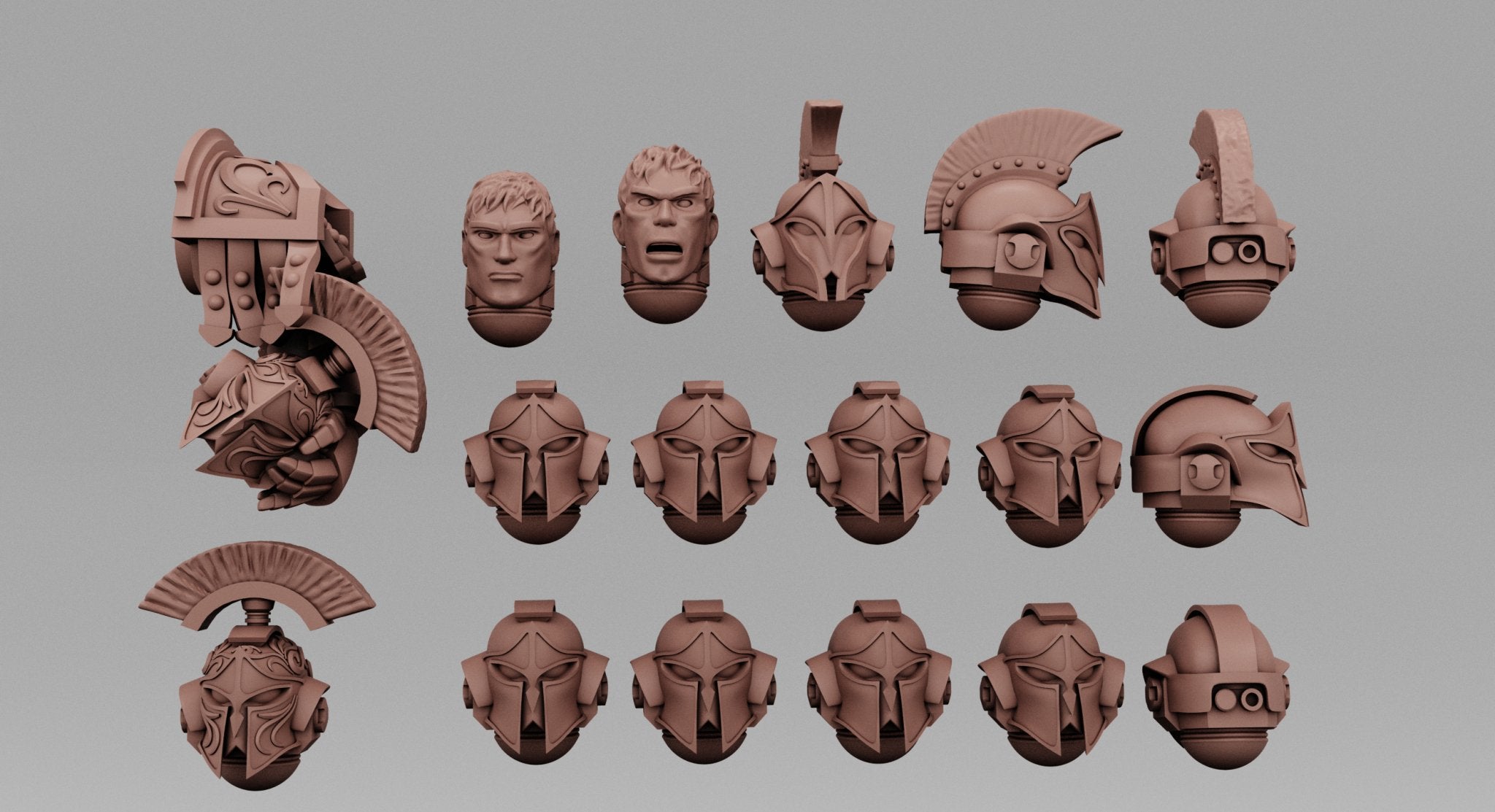Spartan Head Collection — Resin Munitorum