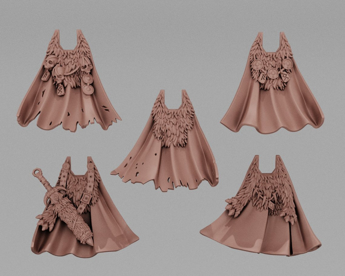Primal Viking Fur Capes — Resin Munitorum