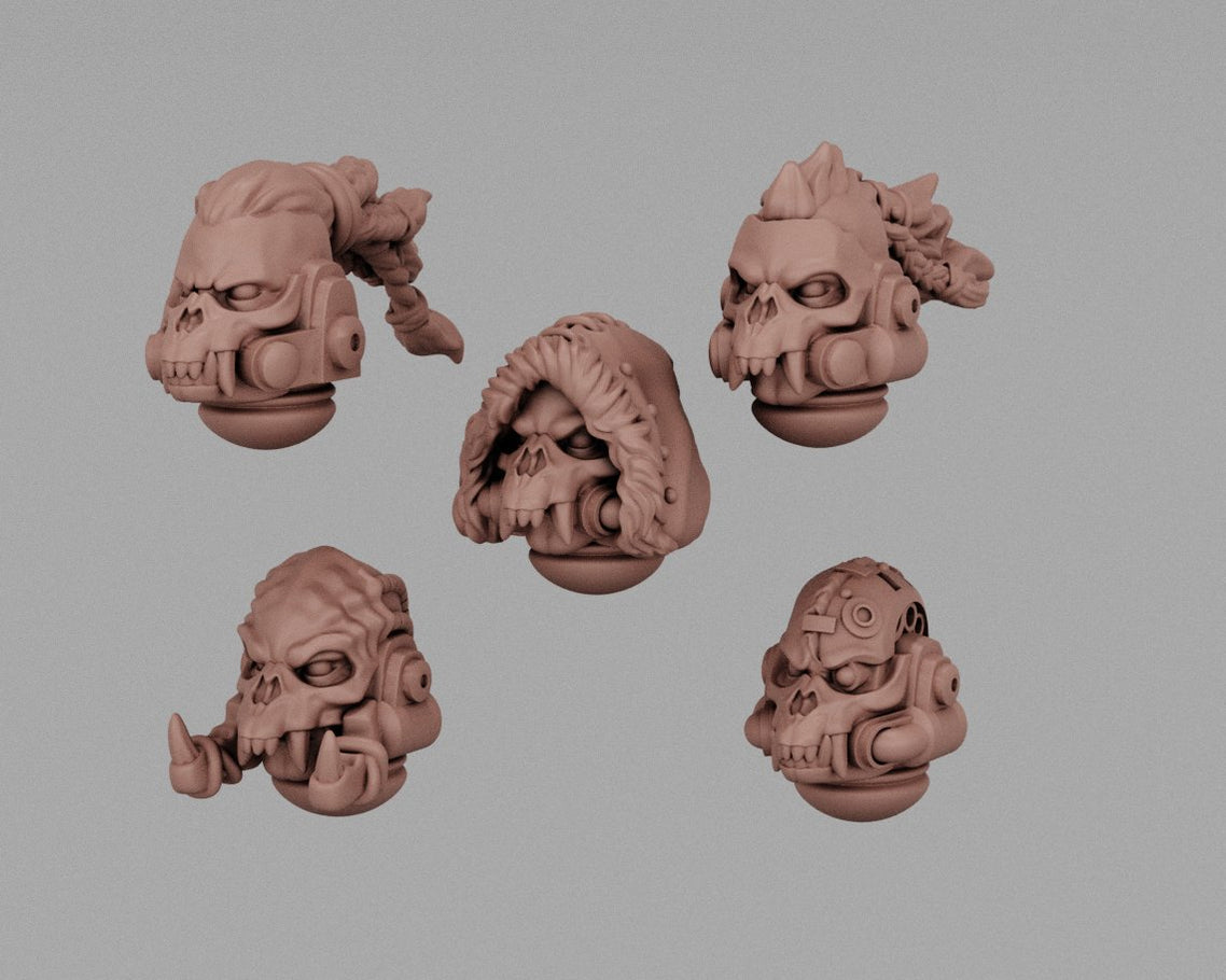 Primal Viking Hunter Heads — Resin Munitorum