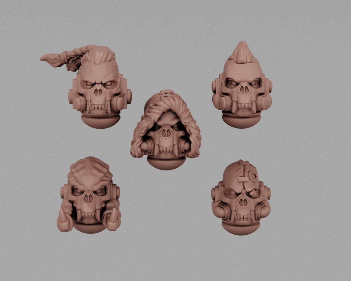 Primal Viking Hunter Heads — Resin Munitorum